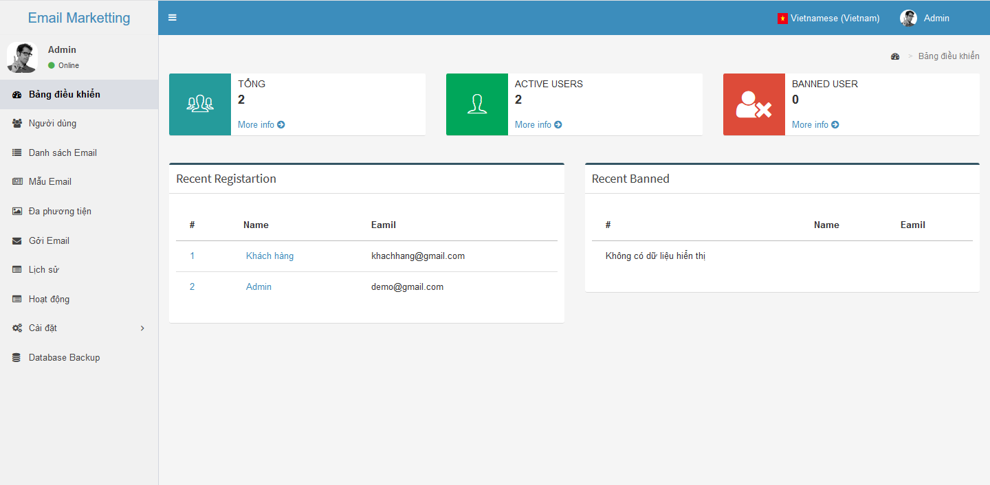 Email Marketing System Building Application