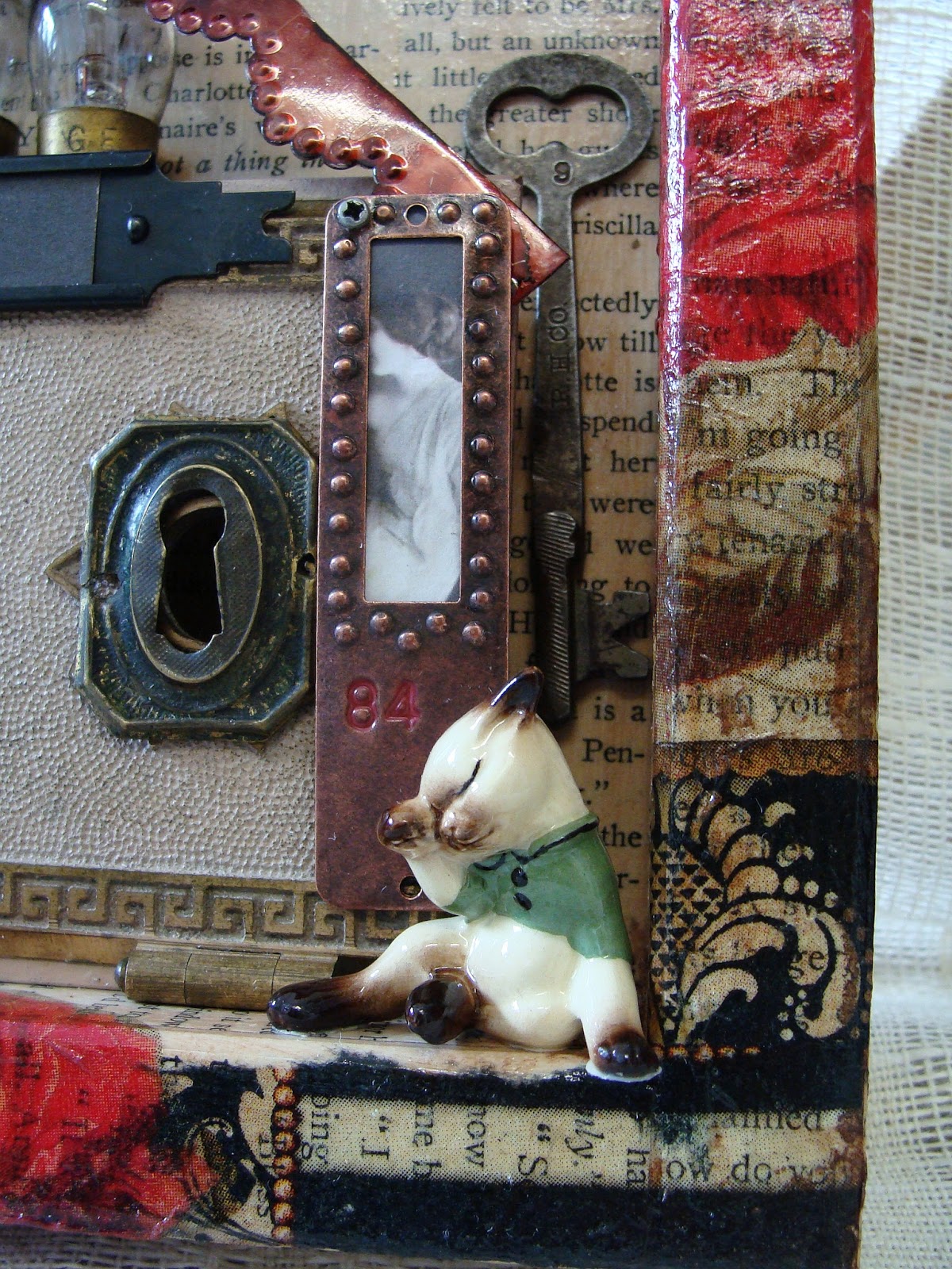 My Art Journal: Home Sweet Home--Assemblage Style
