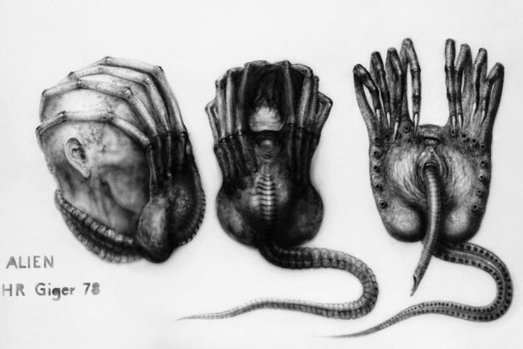 Alien Explorations: Giger's Alien I facehugger version IV