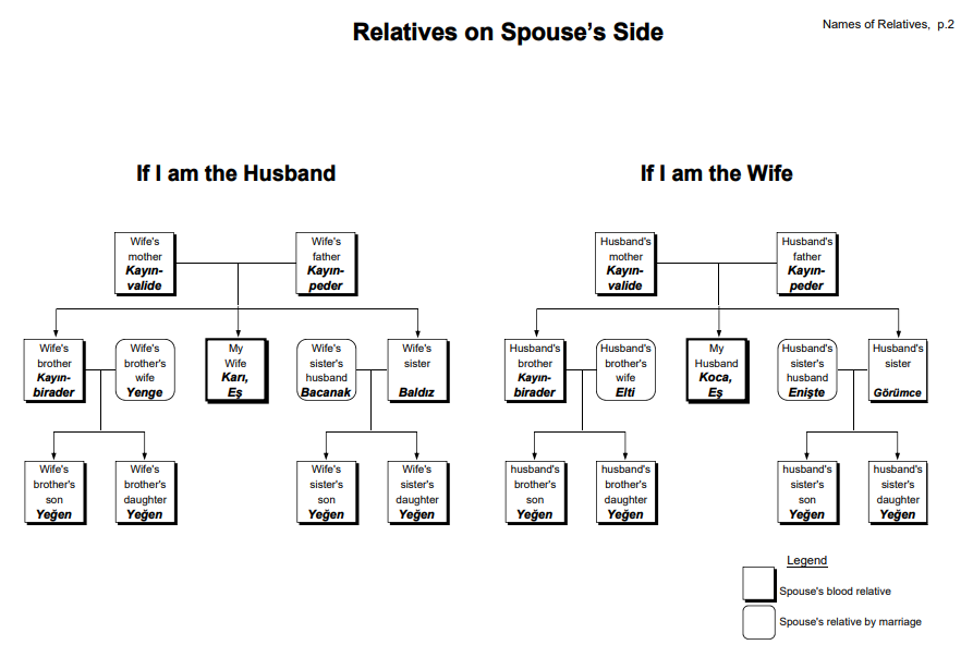 Tales of Being All There: Turkish relatives