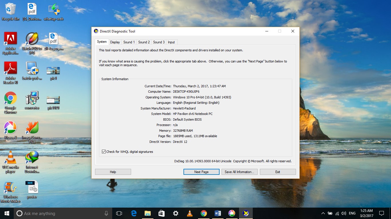 How to know computer specs