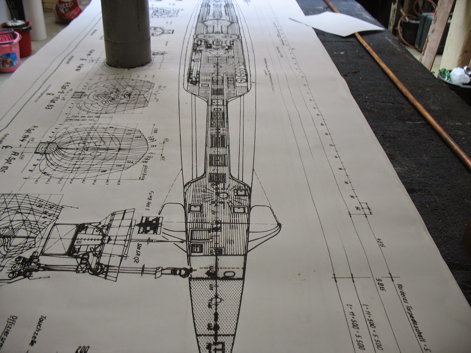 Type IX-C 1/32 scale/Type IX-C 1/72 scale: 1/72 Revell Type IX-C with a ...