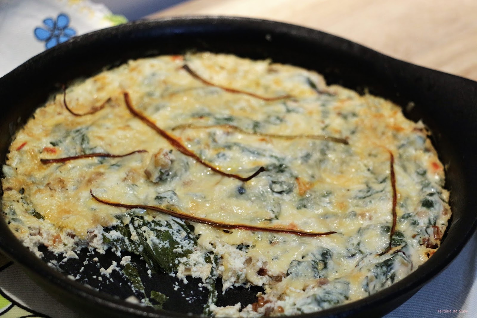 Acelgas gratinadas - Tertúlia da Susy