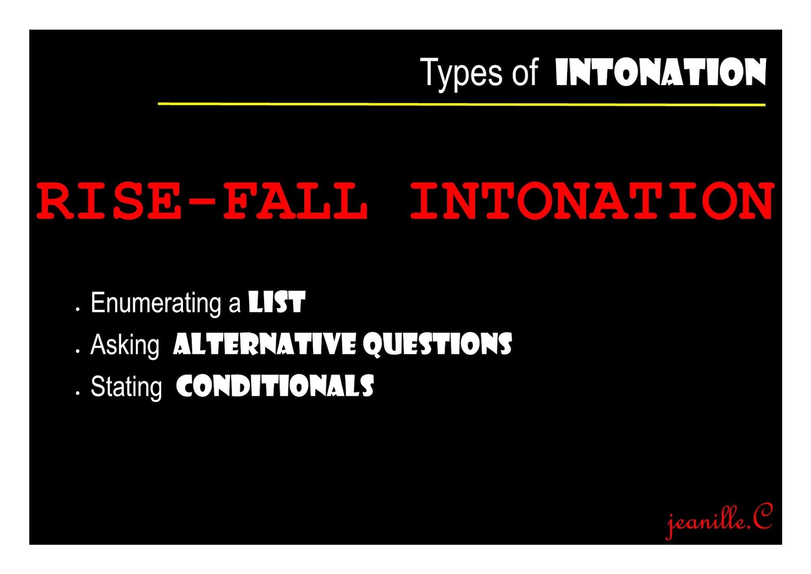 jcogtas: KINDS OF INTONATION