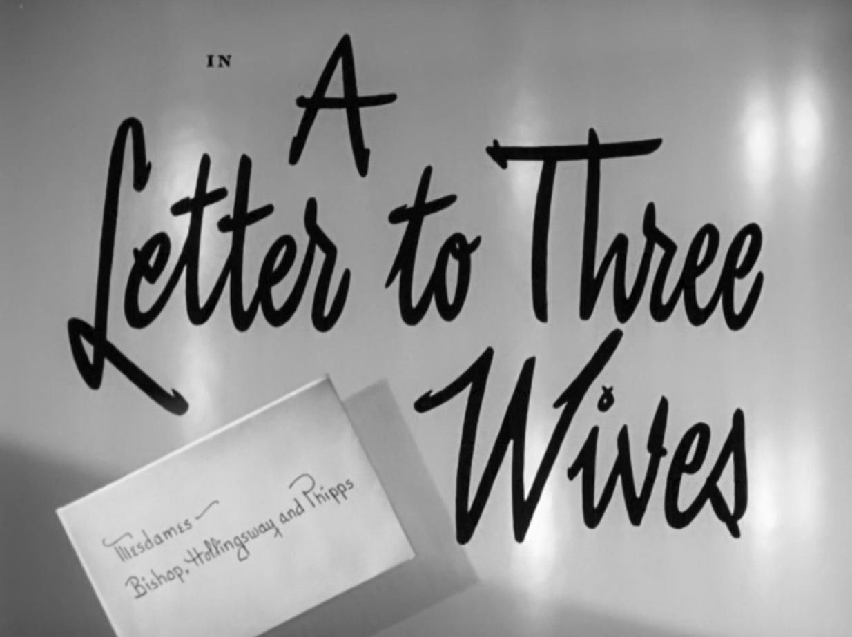 A Letter To Three Wives (1949) - Film Noir