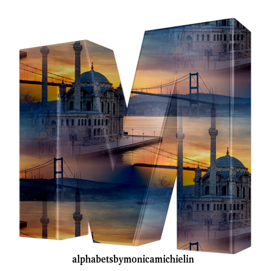 M. Michielin Alphabets: ISTANBUL CITY TURKEY BRIDGE MOSQUE RIVER ...