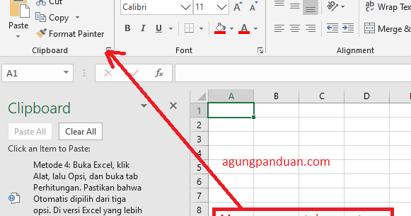 Cara Menggunakan Clipboard Pada Excel Agung Tutorial