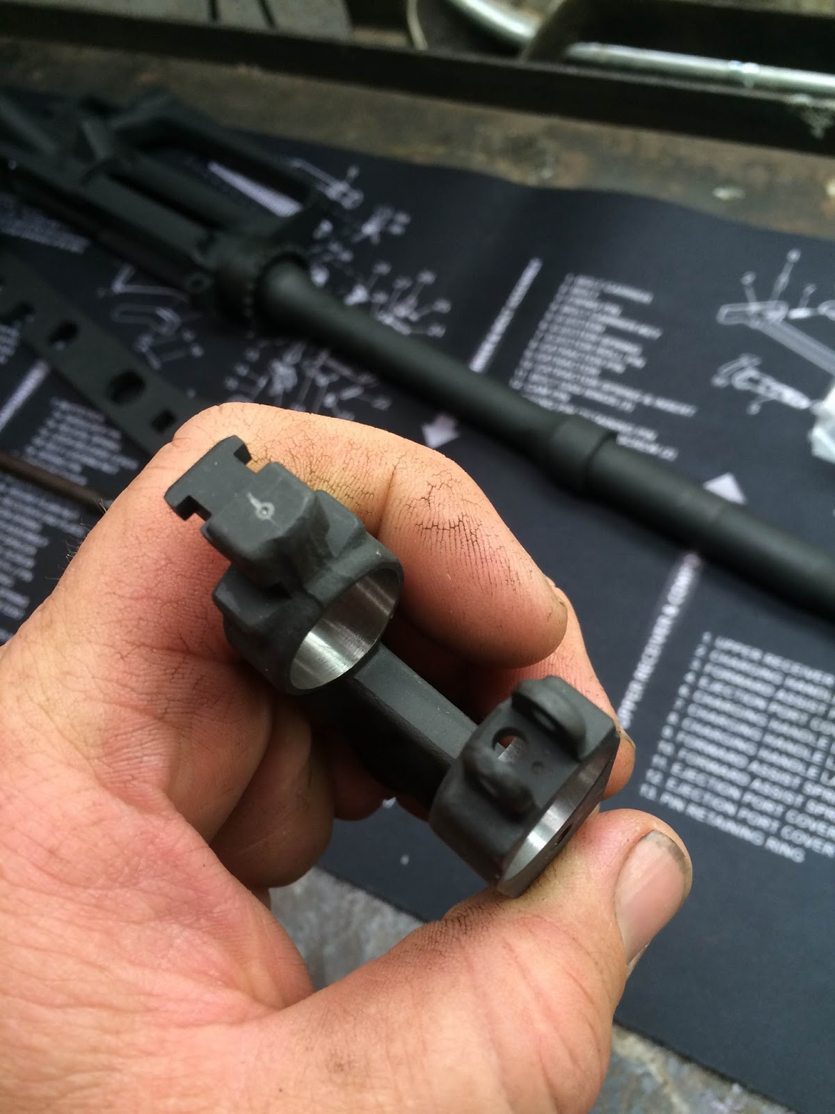 A Catholic Mechanic: DIY A2 Front Sight Base Install