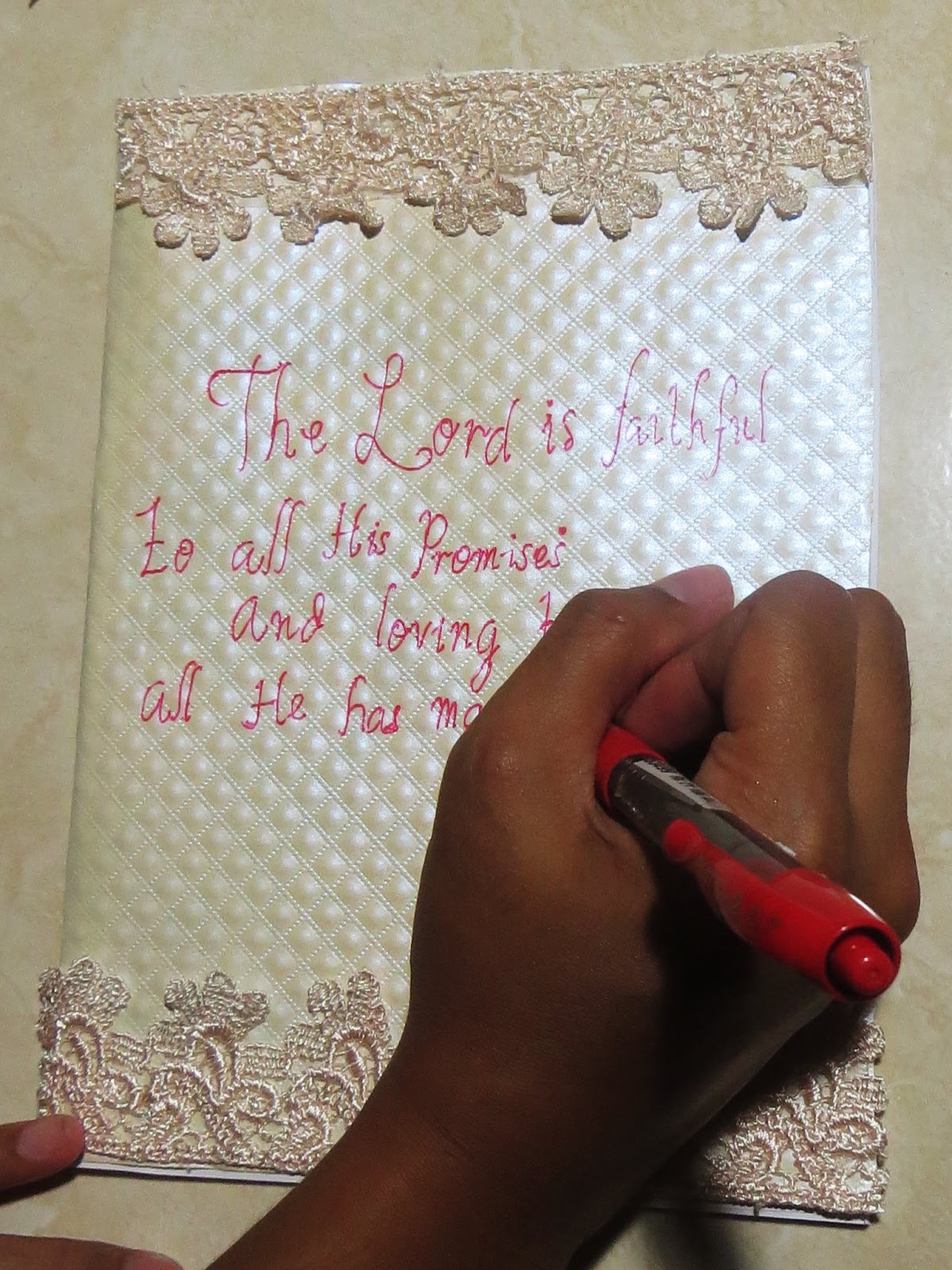 DIY S.O.A.P ( Your journal book with God)