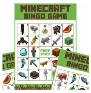 Free Printable Minecraft Bingo. | Oh My Handicrafts!