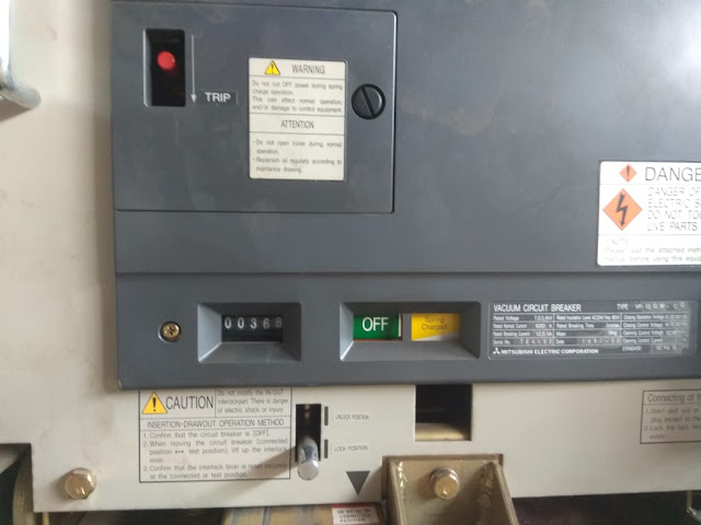 MITSUBISHI VCM VF-13 GM-CG VACUUM CIRCUIT BREAKER 630A