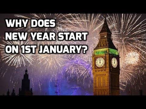 Why we celebrate New year on 1 January....