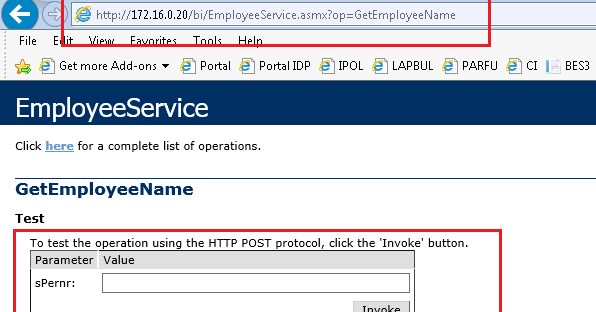 Access Web Service Using Parameter Directly Over URL