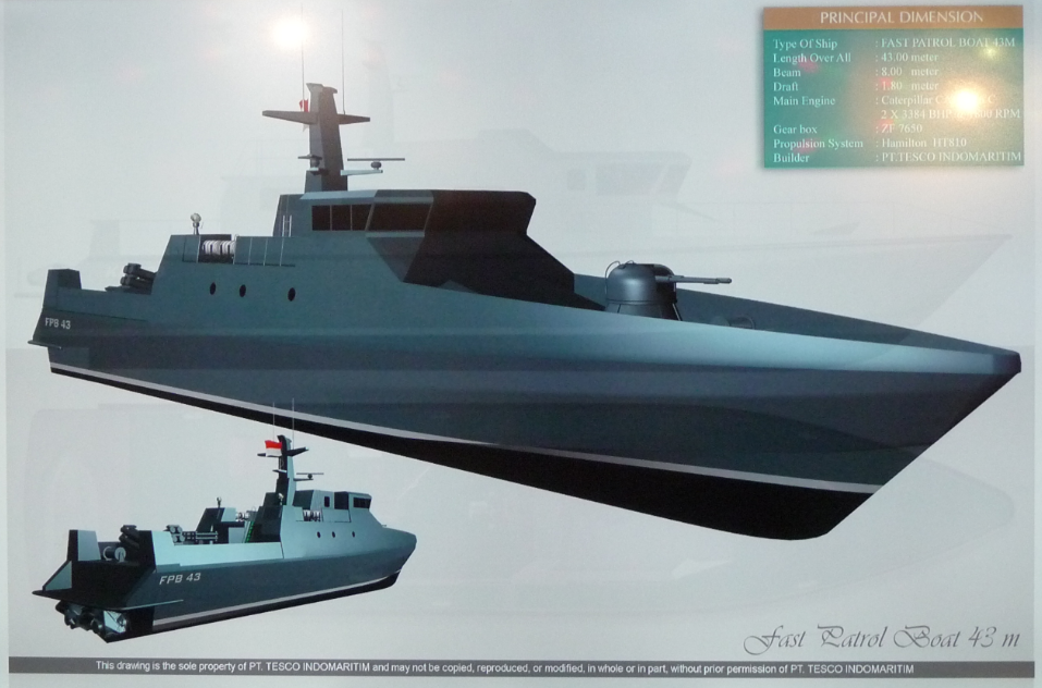 DEFENSE STUDIES: TNI AL Memulai Pembangunan Kapal Patroli Tipe FPB-43