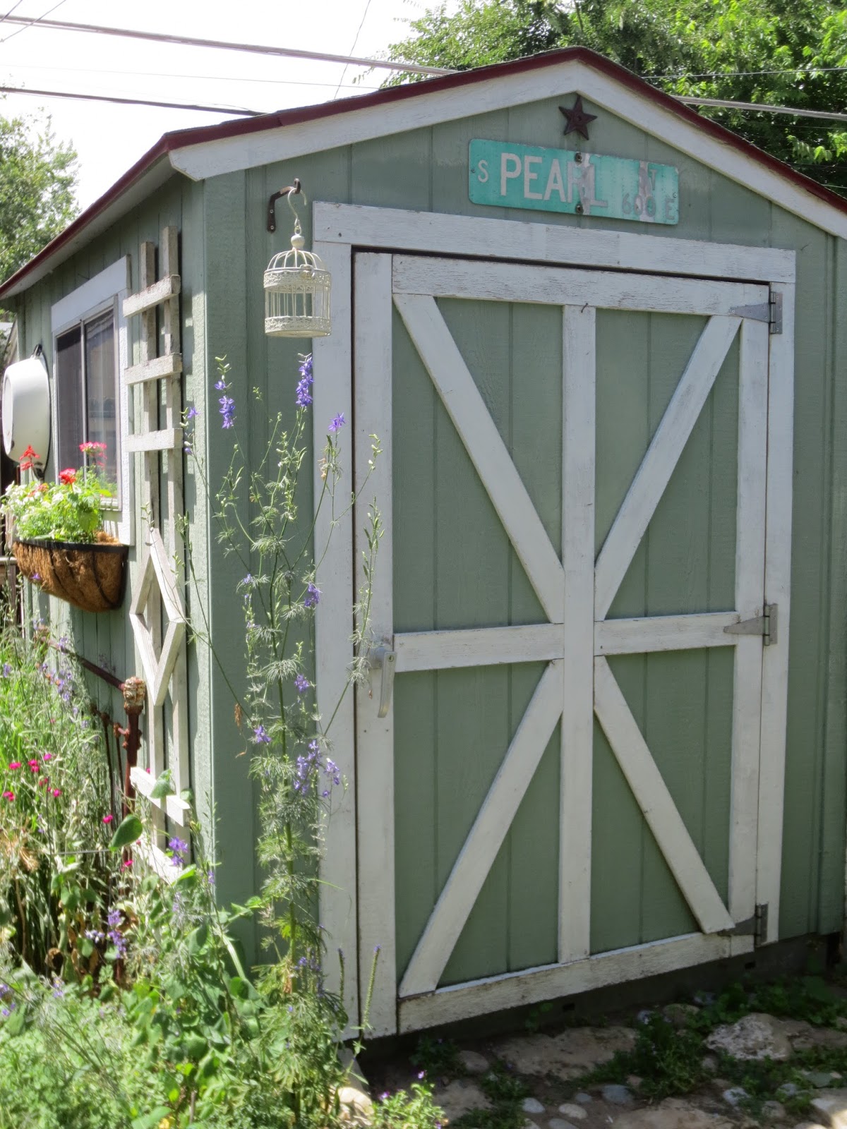 French Country Style from the Foot of the Rockies: Garden Shed Makeover