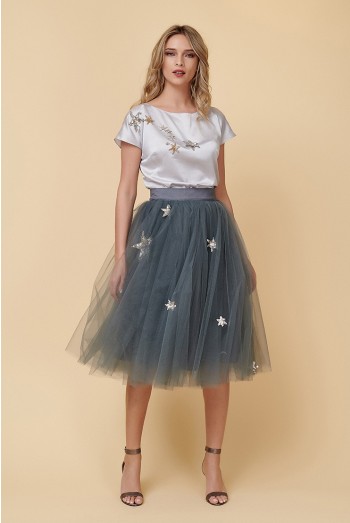 Fusta de tulle - cu ce sa o asortez? ~ My fashion inspiration