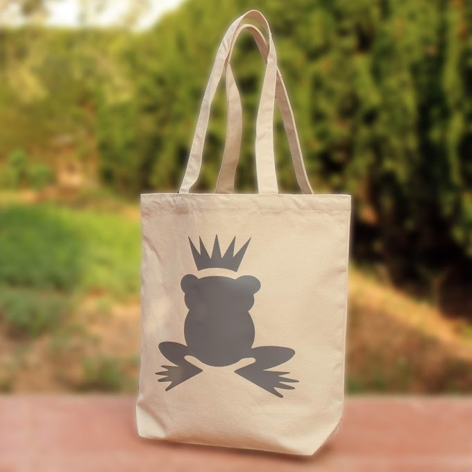 Royal Plastic Shopper Bag