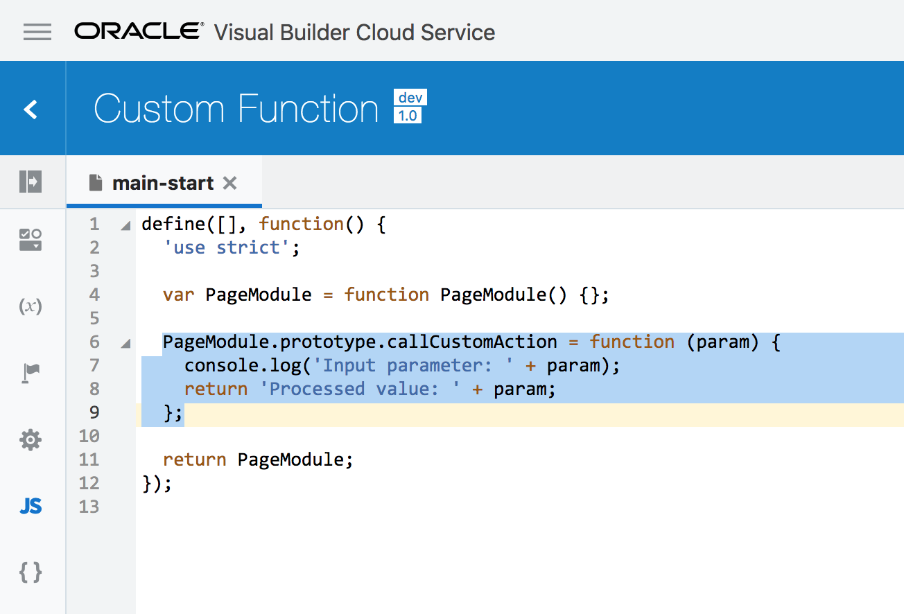 Andrej Baranovskij Blog: Custom JavaScript Client Code in Oracle Visual ...