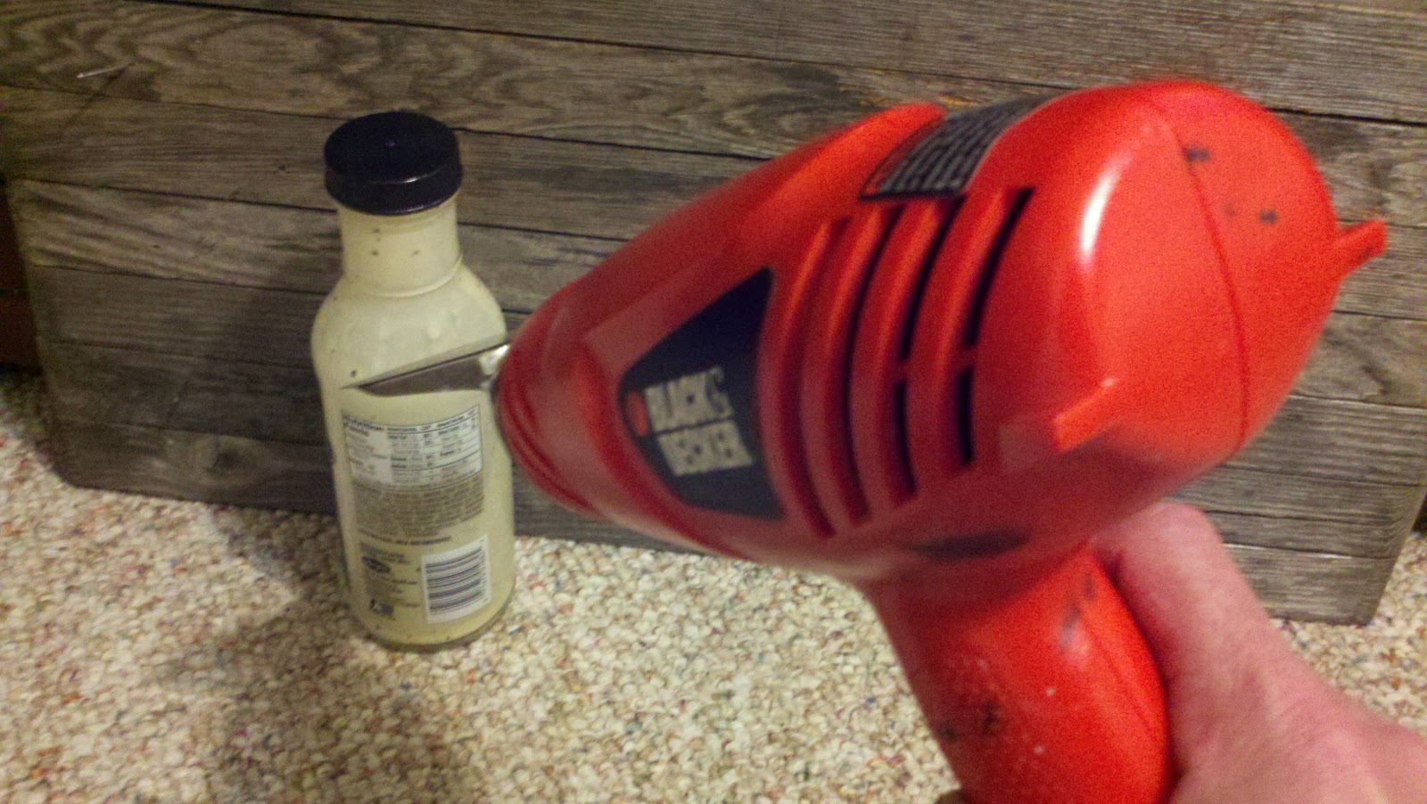 Phyllis Spaw Designs: Eaisly remove labels with a heat gun.