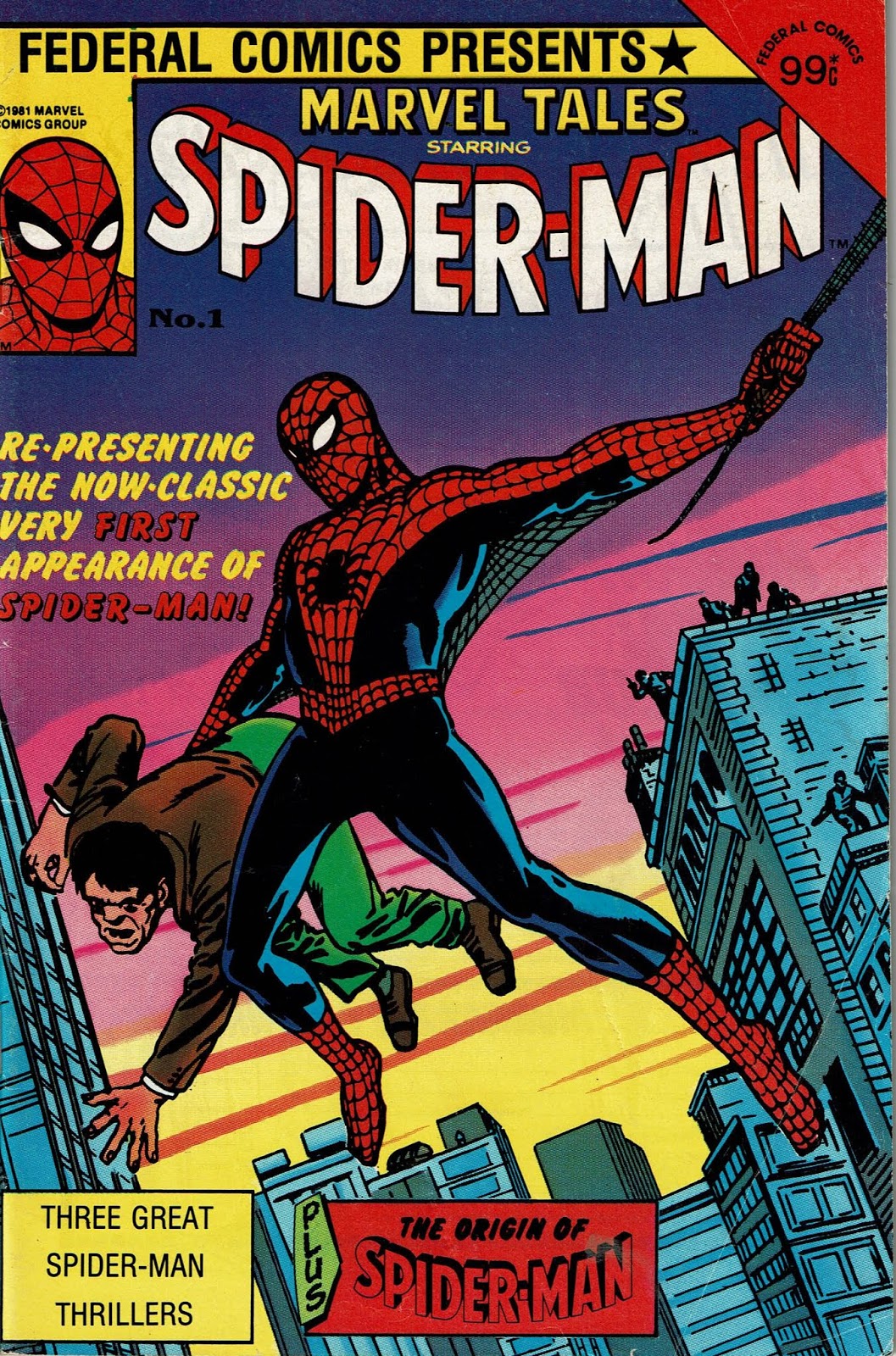 First Spiderman Comic Cover