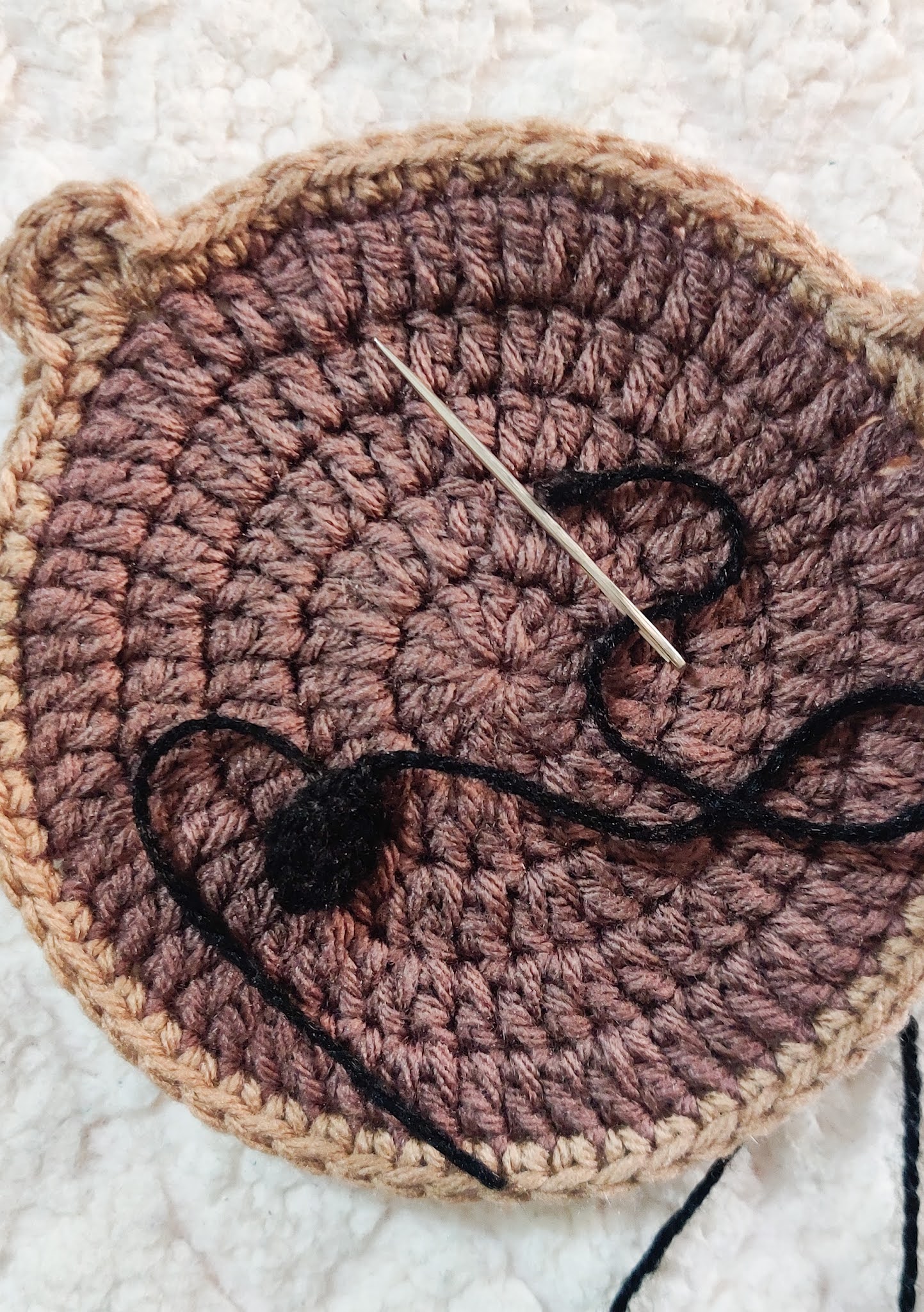 Raji's Craft Hobby: Crochet Teddy Bear Coaster Free Pattern