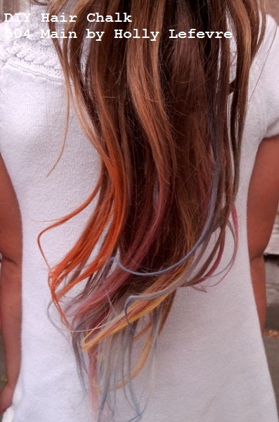 504 Main by Holly Lefevre: DIY Hair Chalk (tutorial)