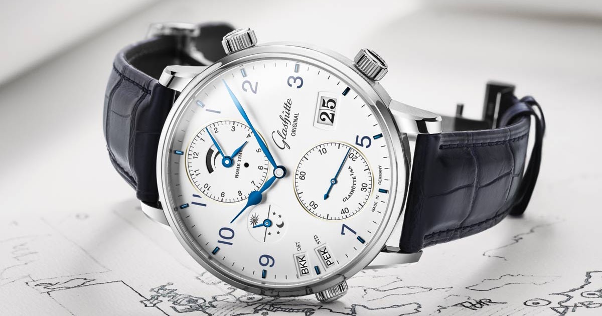 Glashütte Original - Senator Cosmopolite Stainless Steel | Time and ...