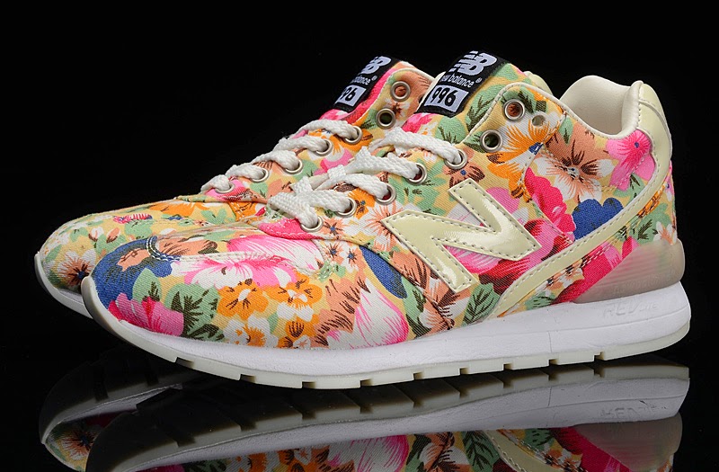 sneakers lover: New Balance 576 Floral yellow Glow In The Dark