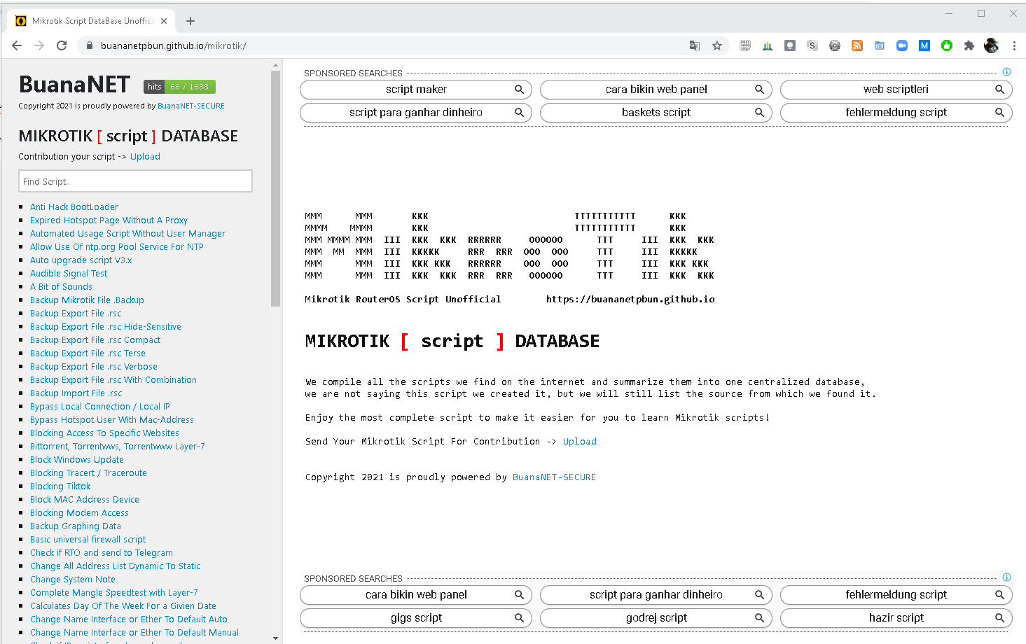 Kumpulan RouterOS Script Mikrotik Terlengkap - O-OM