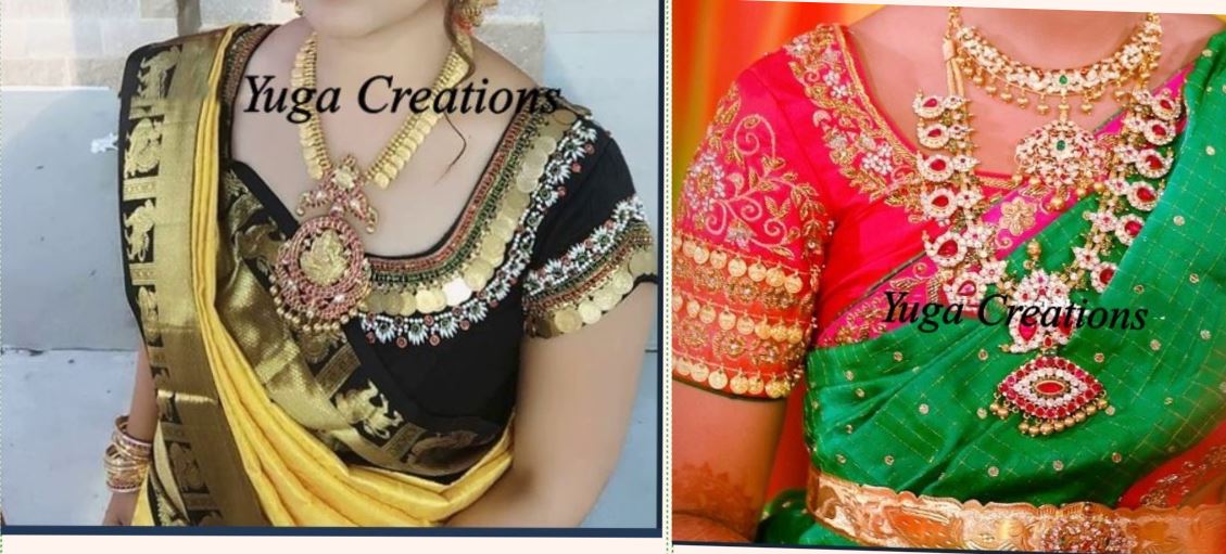 Embellished Kasu Blouse designs