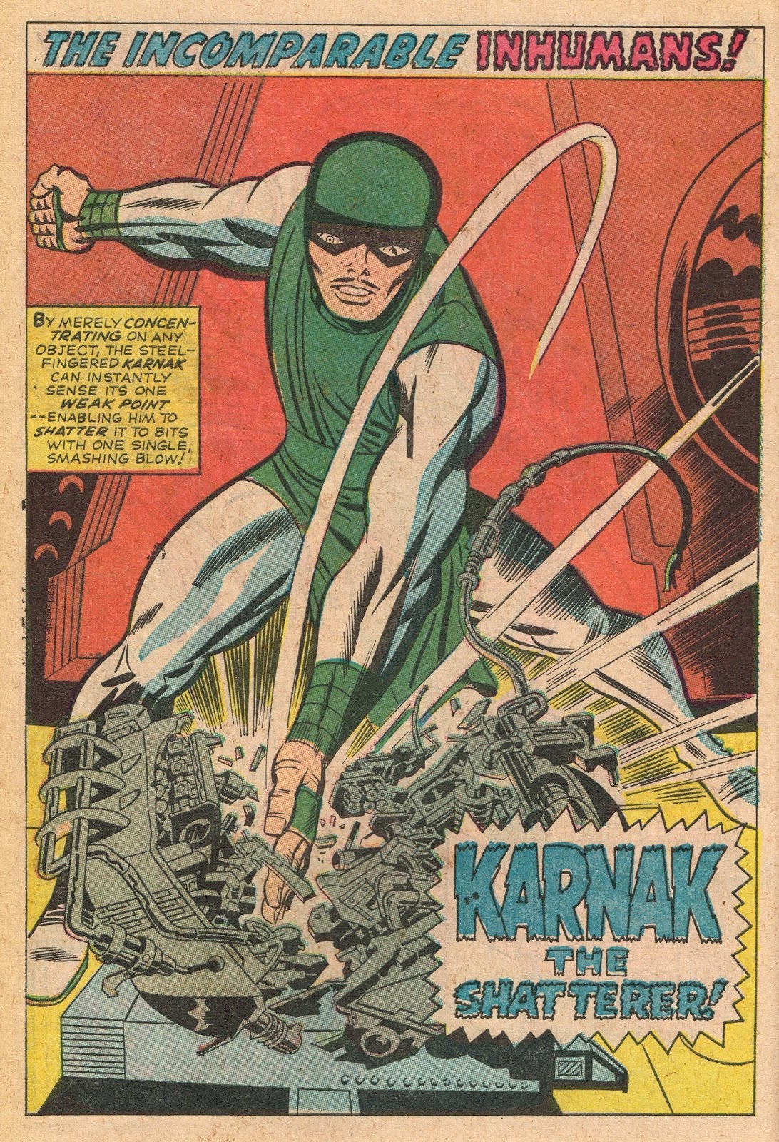 Cap'n's Comics: Karnak Of The Inhumans by Jack Kirby