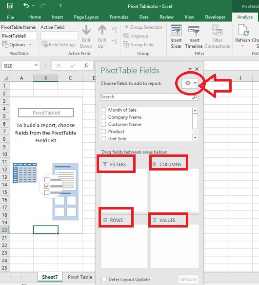 How to Create Pivot Table In Excel | HrTech-TutorialsPoint