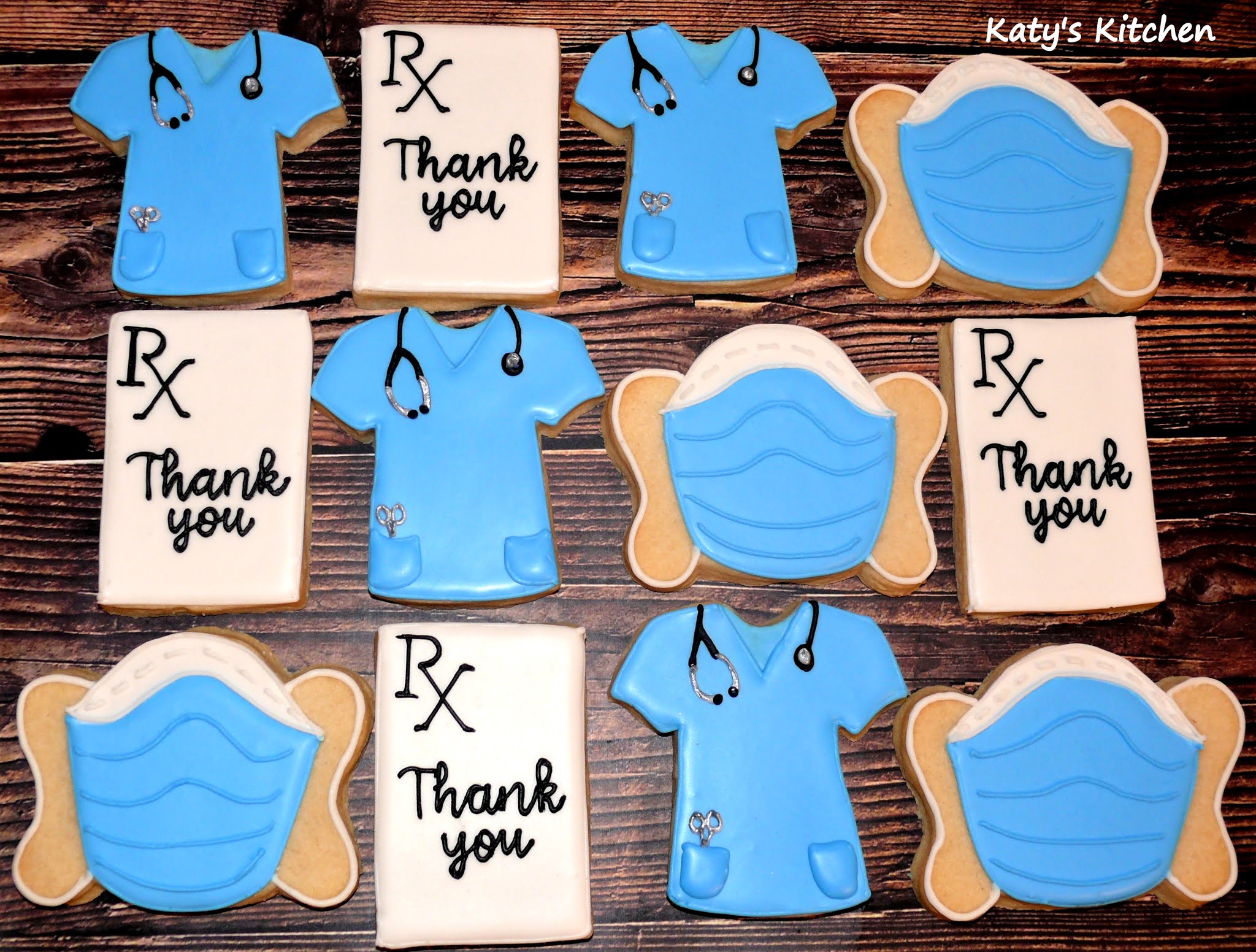 Katy's Kitchen: Thank You Cookies for Healthcare Workers