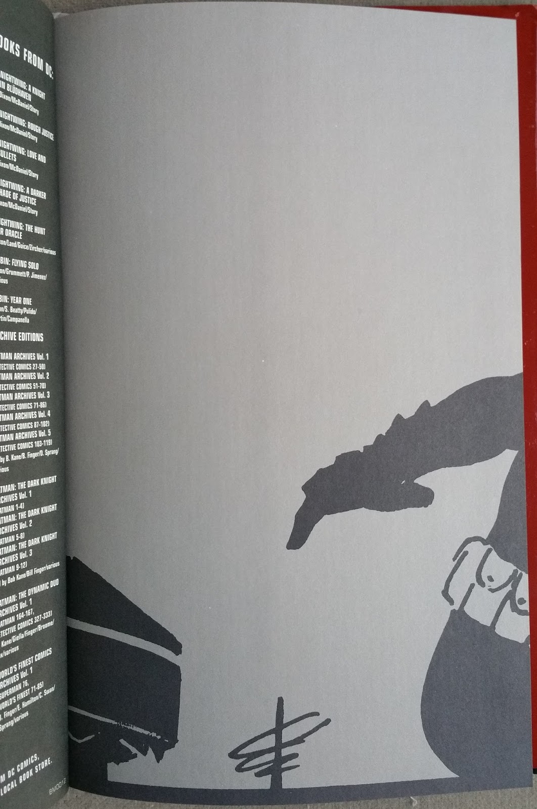 my absolute collection: Batman Year One Absolute Edition