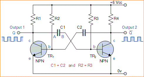 Multivibrator Astabil - Belajar Elektronika