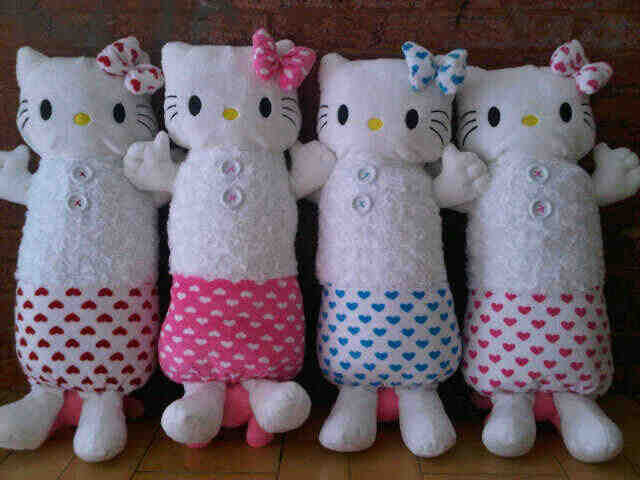 Aneka Boneka : Guling Hello Kitty Snail @55rb