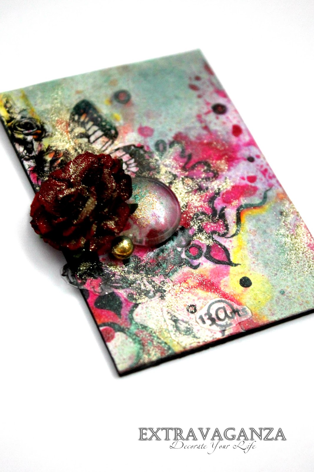 13 arts: Artist Trading Cards "13 textures"