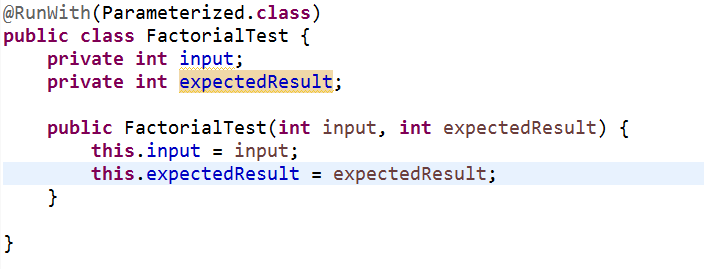 Programming for beginners: Junit: parameterized tests