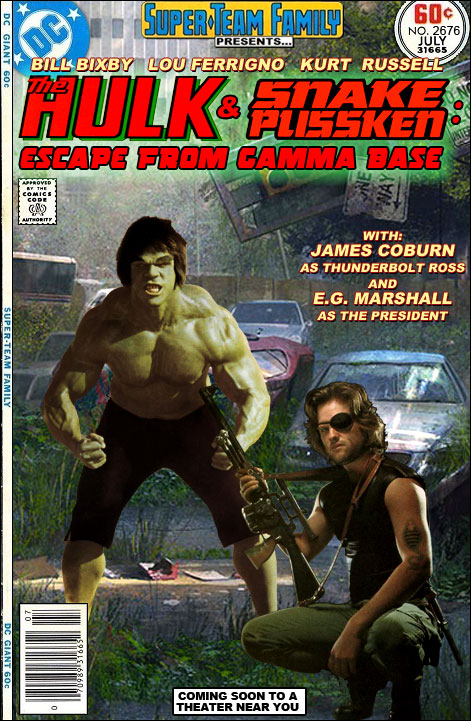 Super-Team Family: The Lost Issues!: The Hulk and Snake Plissken