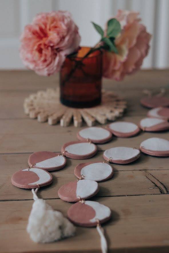 CREATIVE // Moon Phases Clay Hanger & Decorative Plates | Brick Dust ...