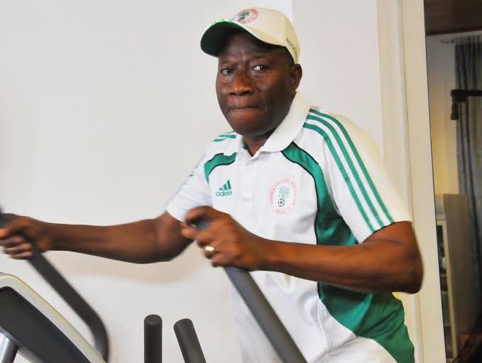 Photos: President Jonathan and First Lady at the gym