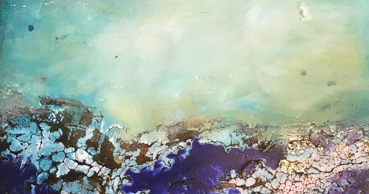 Wax on Wednesdays Shellac , Walnut Ink , and Finger Painting