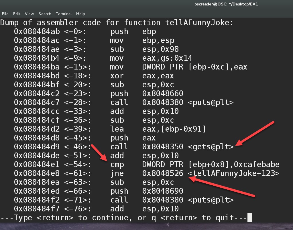 Buffer Overflow Using Gdb 0001