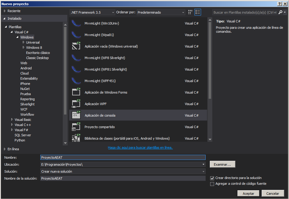 Simplemente... pienso: Cargar Servicio IIS en un proyecto Visual Studio