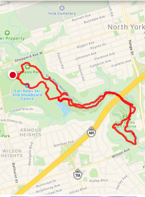 Earl Bales Park to Don Valley Golf Course