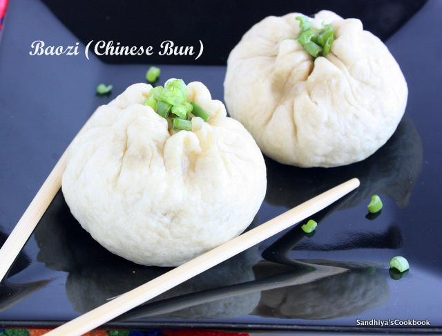 Sandhiya's Cookbook: Baozi | Veg Baozi | Chinese Steamed Bun ...