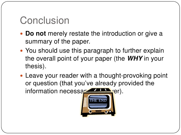 Conclusion Paragraph Examples For Research Papers - Birthday Letter