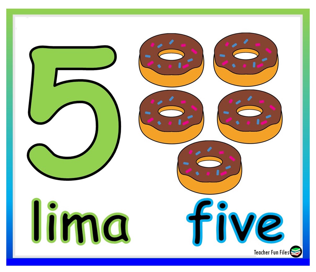 Teacher Fun Files: Number Flashcards English & Filipino