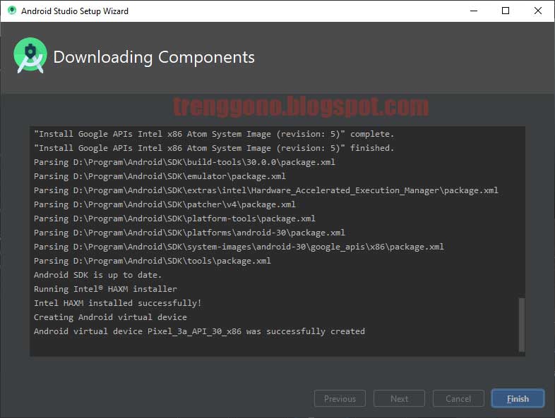 Catatan masa lalu: Mengkonfigurasi Android Studio Setup Wizard untuk ...