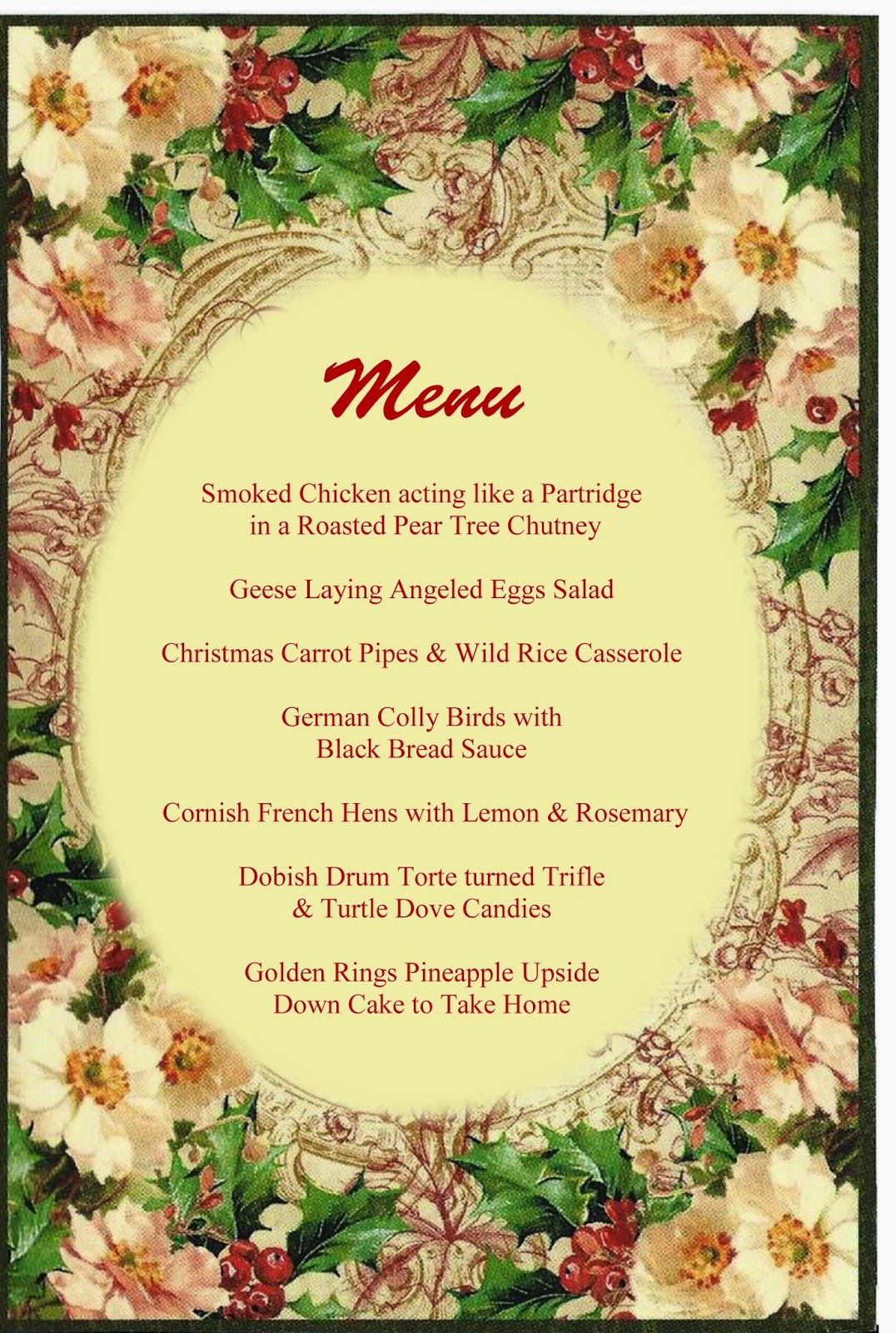 Slice of Pie Cookbooks & Entertaining: Twelfth Night Supper Party!